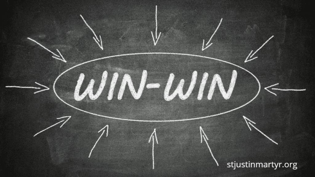 Pastor’s Message: A Win-Win Scenario – St. Justin Martyr Catholic Church