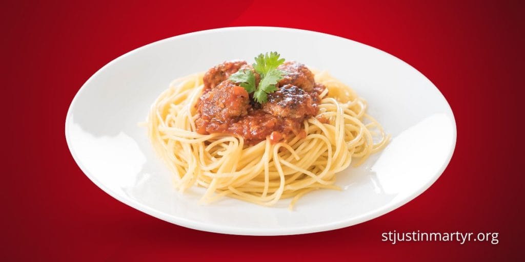 Parish Spaghetti Dinner – St. Justin Martyr Catholic Church